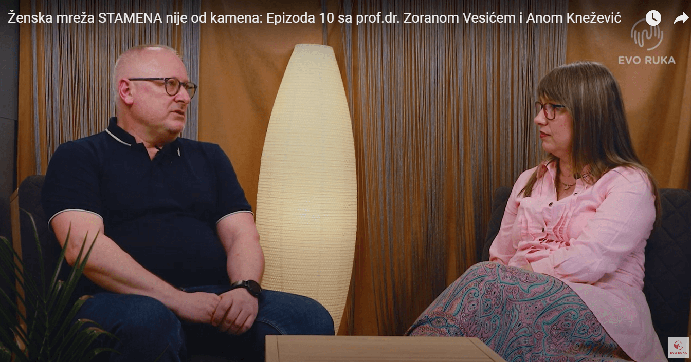 STAMENA nije od kamena: Epizoda 10 sa prof. dr Zoranom Vesićem - Evo ruka