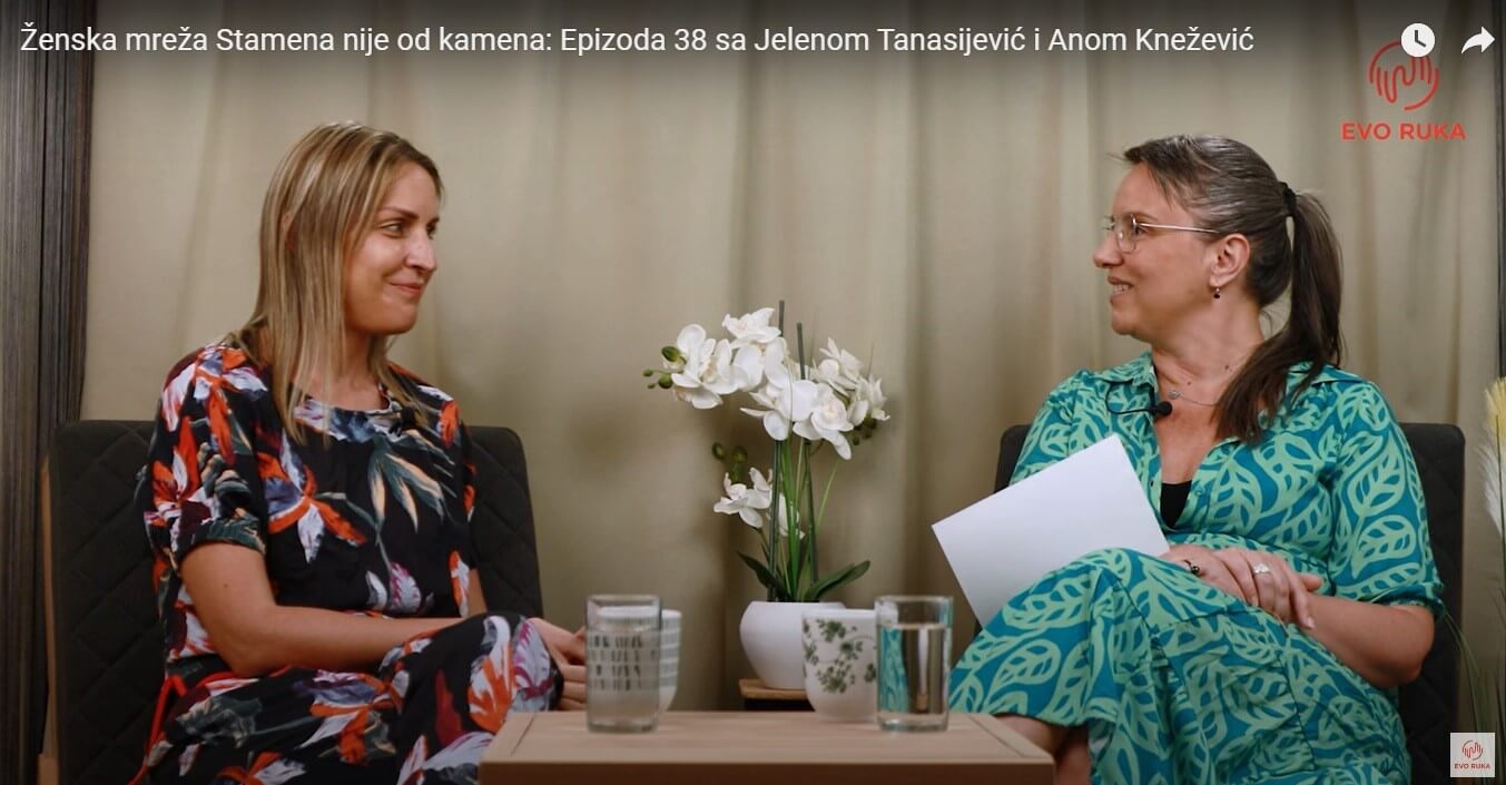 STAMENA nije od kamena: Epizoda 38 sa Jelenom Tanasijević - Evo ruka